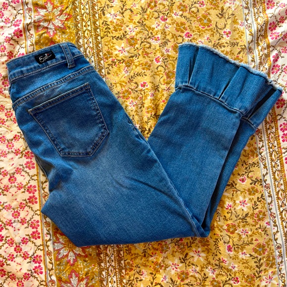 Earl Jeans | Jeans | Fit Flare Frilly Crop Earl Jeans | Poshmark